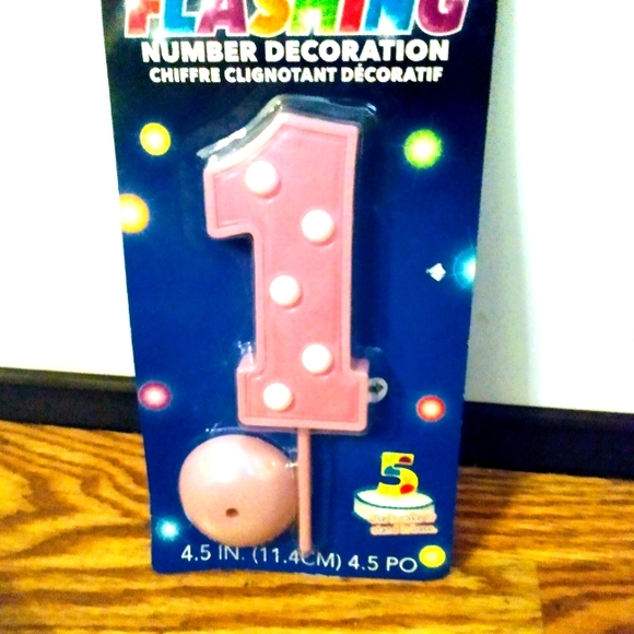 Party Supplies | Unique Pink First Birthday Number One Decoration New ...